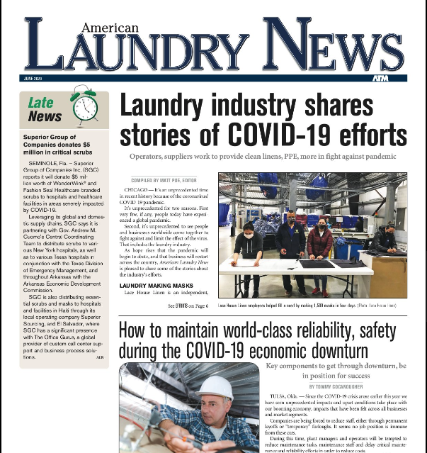 American Laundry News - Encompass Efforts in Covid-19